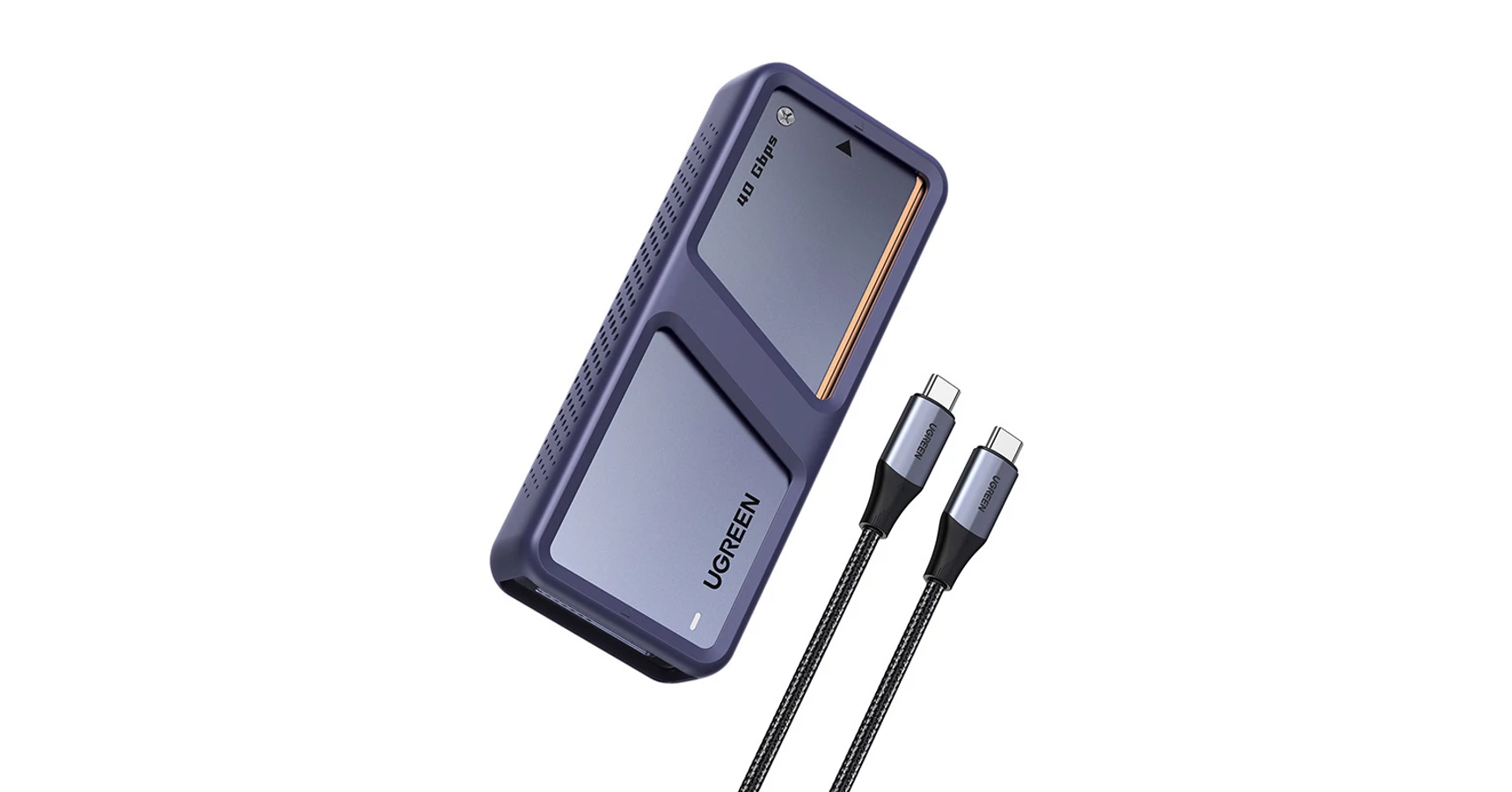 UGREEN D703 M.2 NVMe SSD ház, USB4 (szürke) vásárlás - BOXon