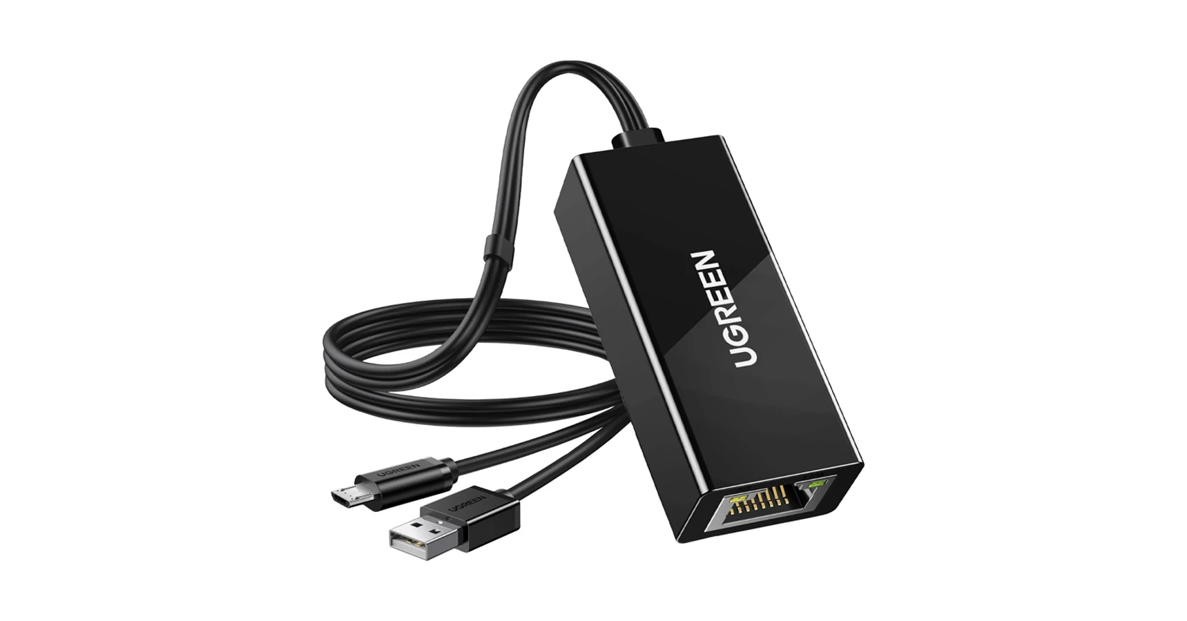 UGREEN CR110 USB-C–RJ45 Ethernet adapter, 100 Mbps (fekete) vásárlás ...